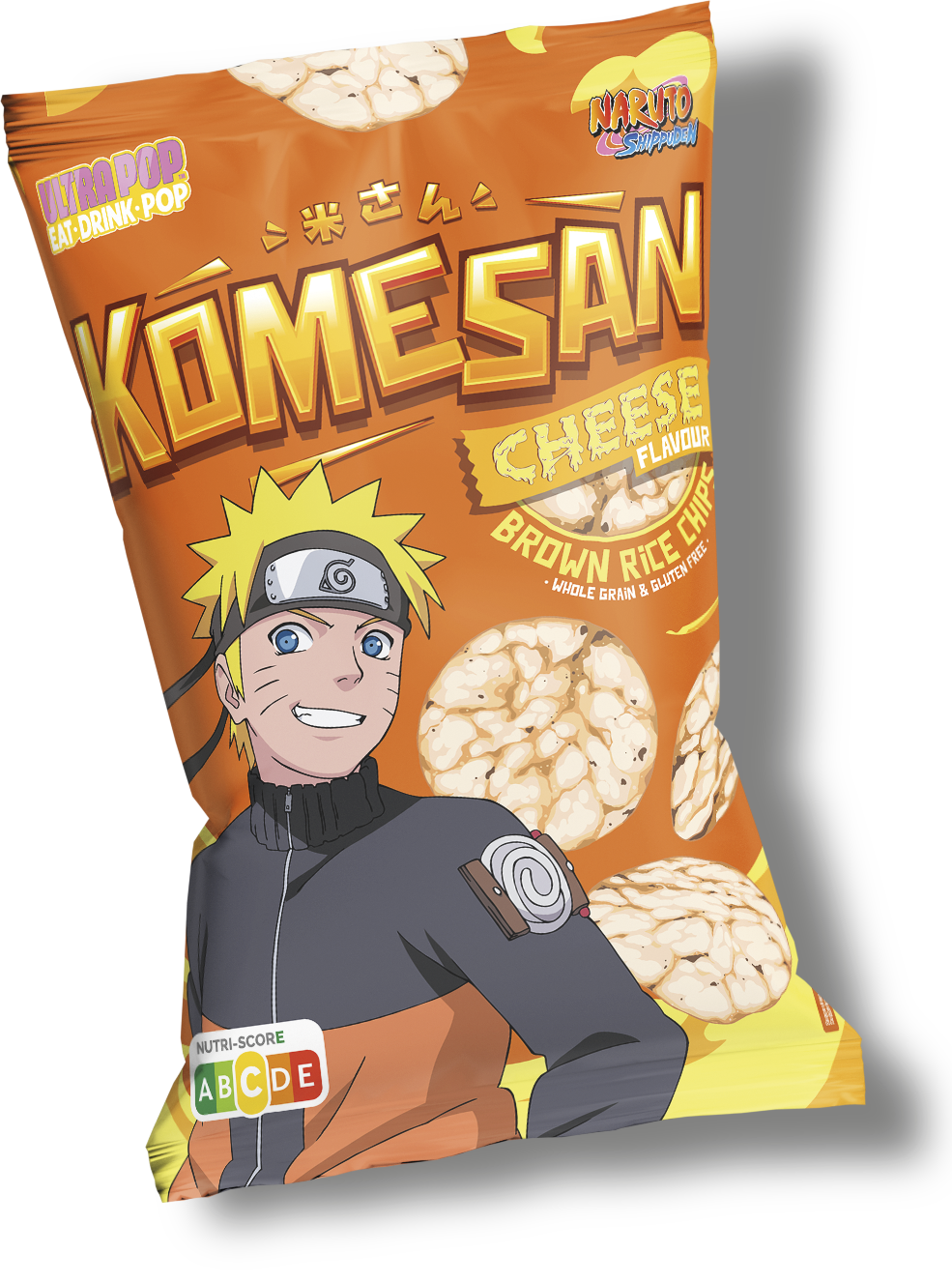 Naruto Rice Chip Cheese flavor 60g (24 pack) - PP18