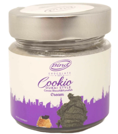 BIND - Cookio Dubai Style Cocoa Biscuit & Kunafah Cream 200g (12 pack)