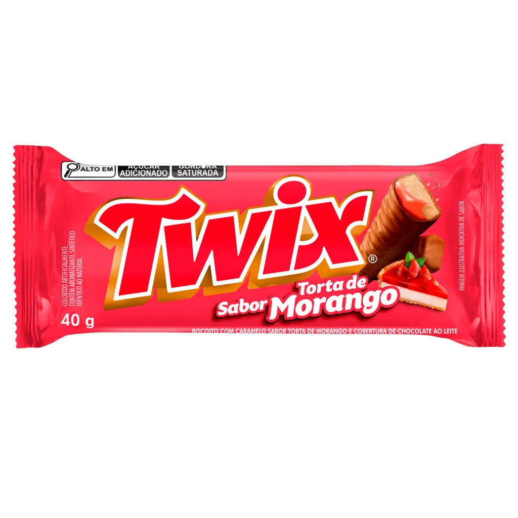 TWIX Strawberry Pie 40g (18 pack) (Origin: Brazil)