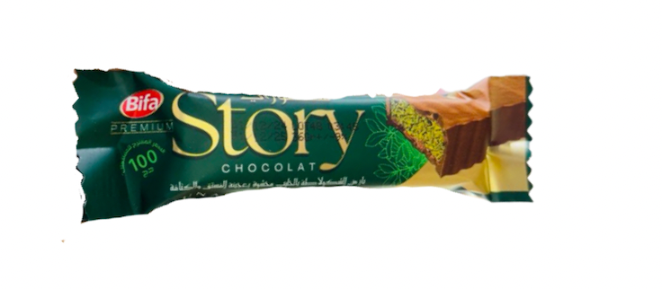 BIFA - STORY KUNAFA PISTACHIO PREMIUM CHOCOLATE BAR 36g (ALGERIA)