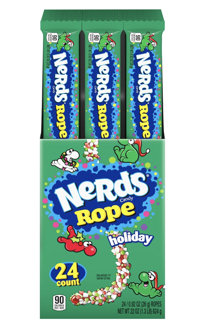 Nerds Rope X-Mas Holiday 26g ( 24 pack)