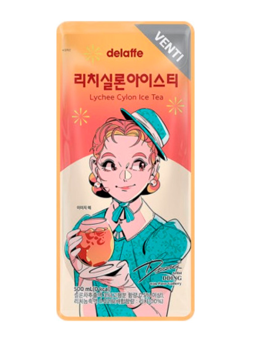 DELAFFE Lychee Ceylon Iced Tea 500ml (30 pack) - G0
