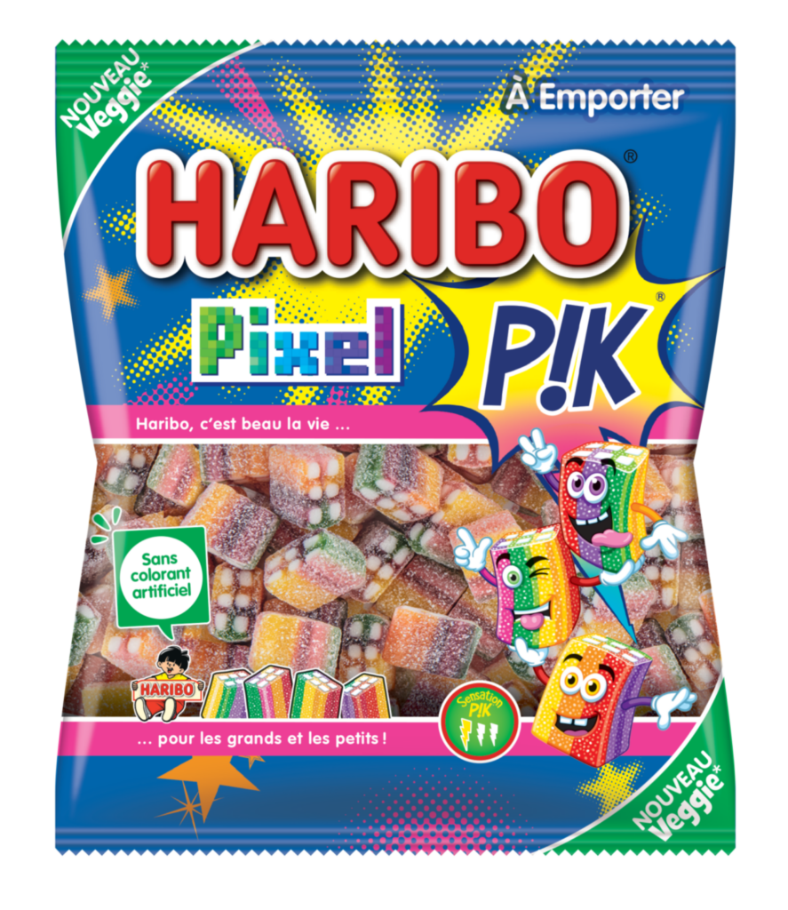 HARIBO Pixels 100G (24 pack) - France - Veggie