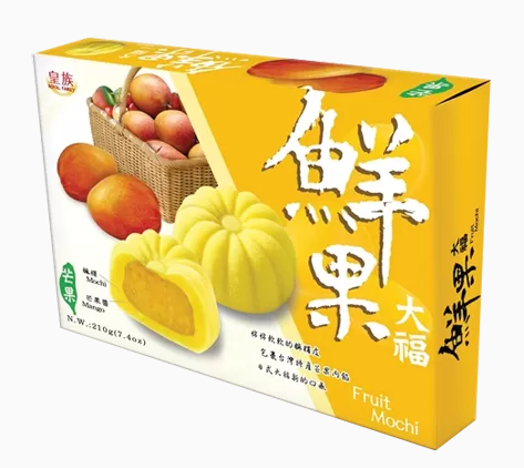 ROYAL FAMILY - Fruit Mochi Mango 210g (24 pack) - N17