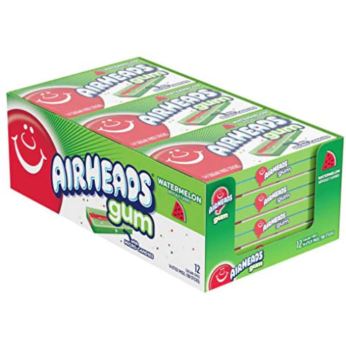 AIRHEADS Gum Watermelon (12 Pack) - D58