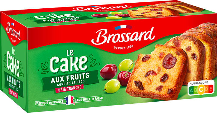 BROSSARD Cake aux fruits 300g (8 pack) -X07