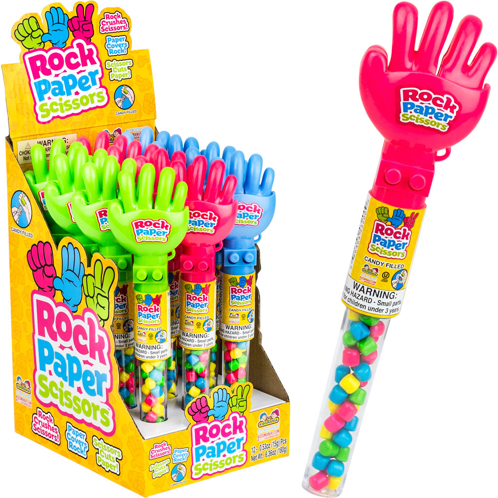 Kidsmania Rock-Paper-Scissors 15g (12 pack)