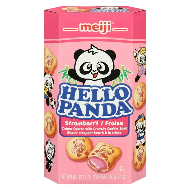Meiji Hello Panda Strawberry Biscuits 43g ( 10 pack)