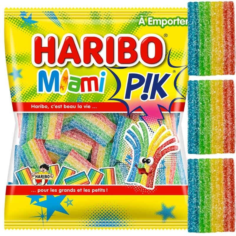 HARIBO Miami Pik 120G (30 pack)- France - Veggie - L4