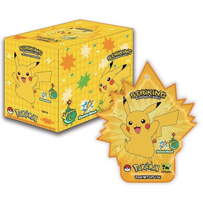 POKEMON Popping Candy Electric Shock 15g (12 pack)-