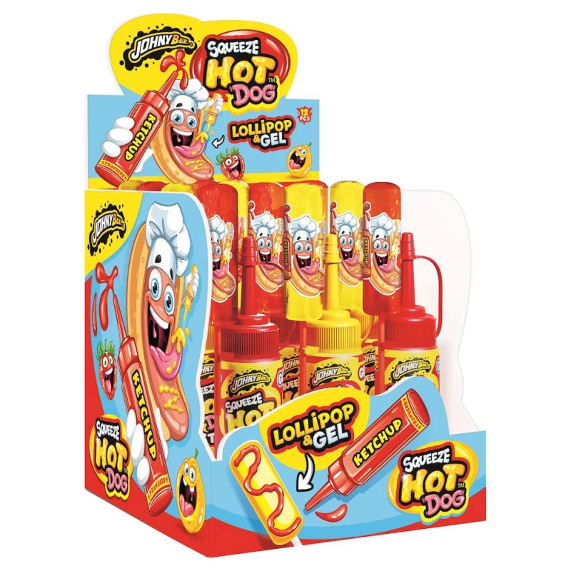 JOHNY BEE Squeeze hot dog 80g (12 pack) - Z53